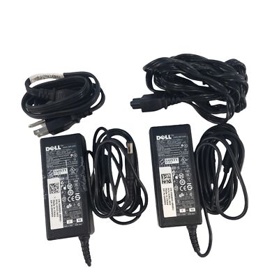 Lot of 2 Dell DA65NS4-00 / ADP-65AH B 19V 3.34A OEM AC Power Adapter # ...