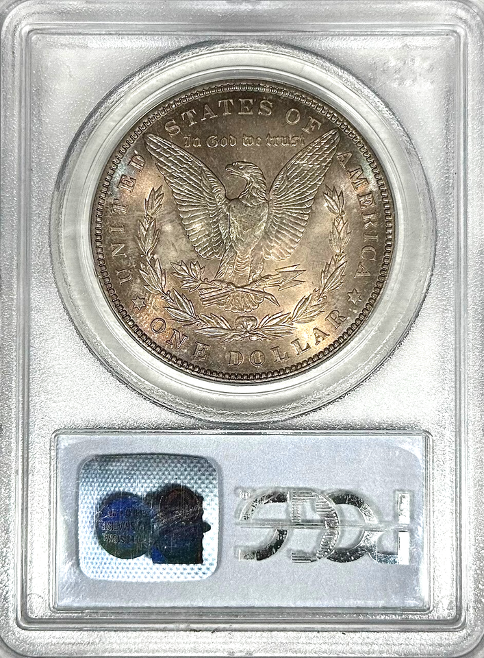 1896 MORGAN DOLLAR $1 SILVER PCGS MS64 UNCIRCULATED REVERSE TONED GEN 4.0 (D221) | eBay