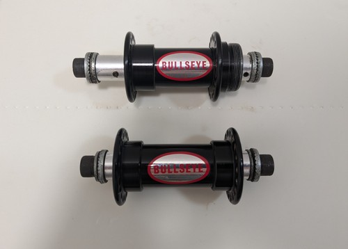 Bullseye hubs black oval decals 36 hole ORIGINAL 1980s Very nice ...