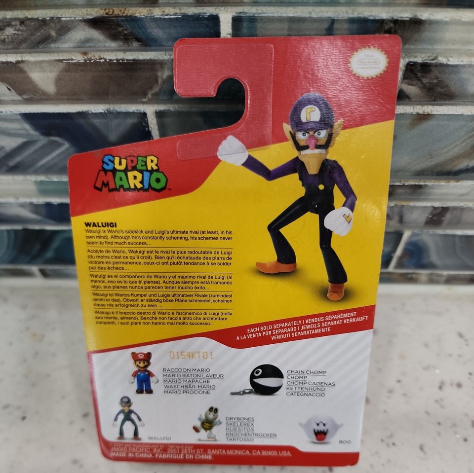 Super Mario WALUIGI Mini Jakks Pacific 42133 World of Nintendo 2.5 ...