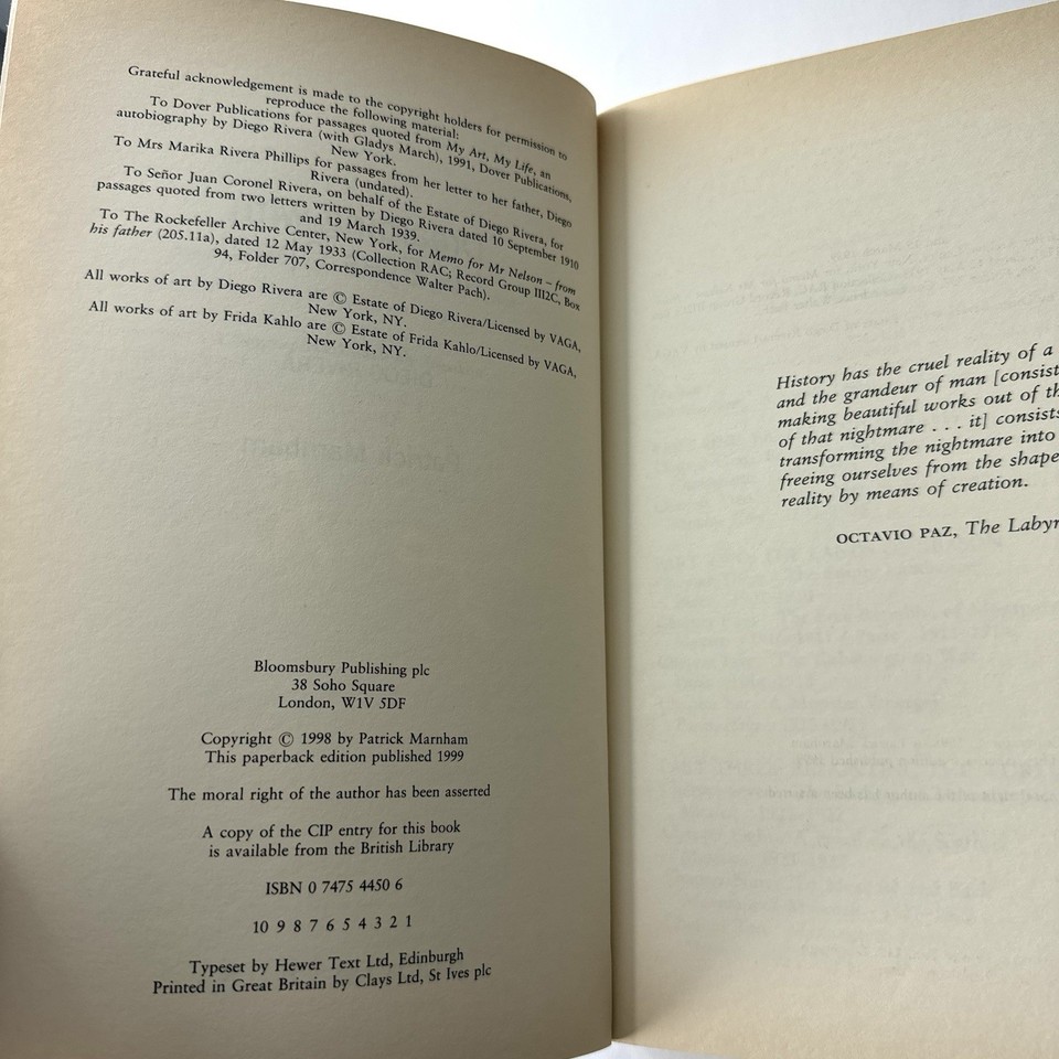 Dreaming With His Eyes Open A Life Of Diego Rivera Patrick Marnham Book ...