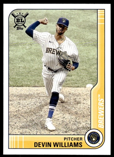 2021 Topps Big League Devin Williams Milwaukee Brewers #132 | eBay
