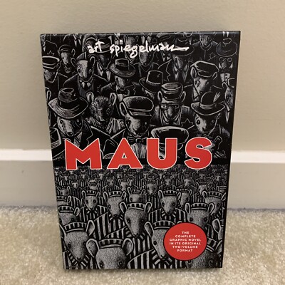 Maus Complete Graphic Novel Original 2 Volume Format Comics Books Set ...