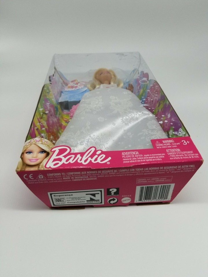 MATTEL BARBIE ROYAL BRIDE DOLL FASHION FAIRYTALES WEDDING PLAYSET NRFP ...