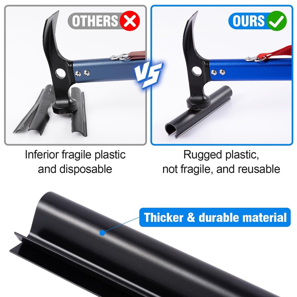 48 Pack Winter Pool Cover Clips for above Ground Pools- 2 Shapes Pool ...