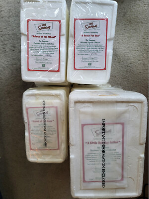 THE SIMPSONS CHRISTMAS EXPRESS TRAIN- 13 LOTS THE HAMILTON COLLECTION ...