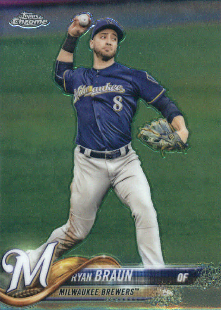 2018 Topps Chrome #89 Ryan Braun - NM | eBay