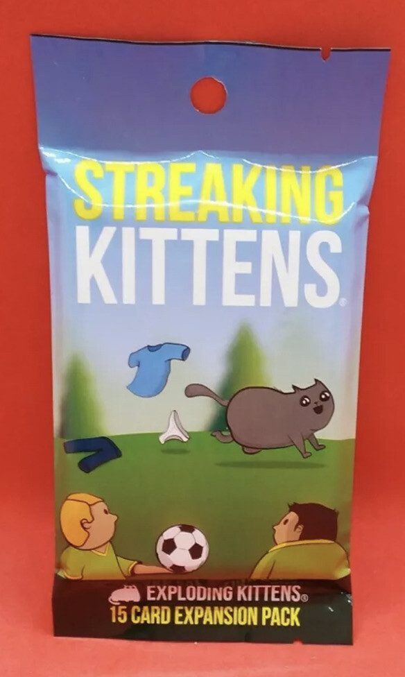 Streaking Kittens Exploding Kittens 15 Card First Expansion Pack Card ...