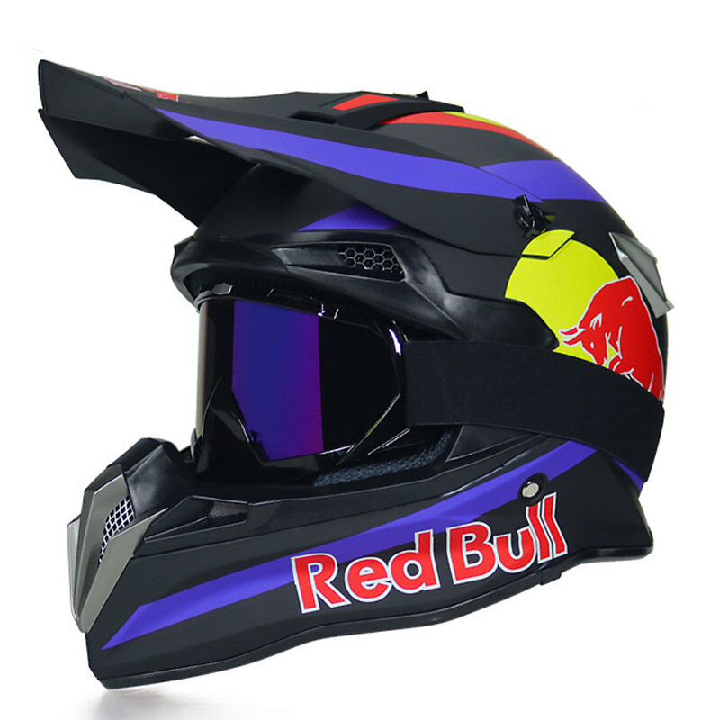 Full Face Motocross Motorcycle Helmet Off Road Street Dirt Bike MX MTV ...