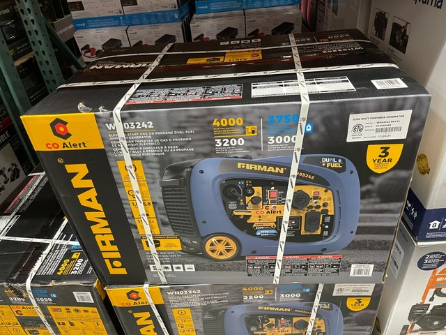 Firman WH03242 3200W / 4000W Electric/Recoil Start Dual Fuel Inverter ...