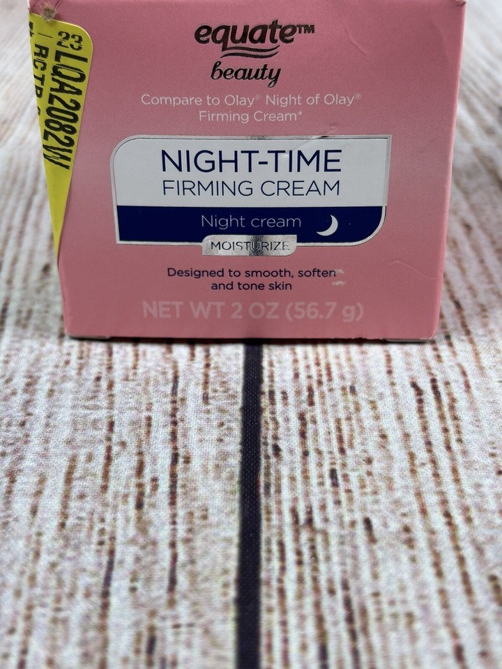 Equate Beauty Night Time Firming Moisturize Face Cream Oil Free 2 oz | eBay