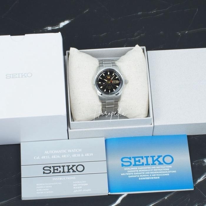 Raro Seiko 5 Sports SRP411 SRP411J1 50th Anniversary Black Dial Day ...