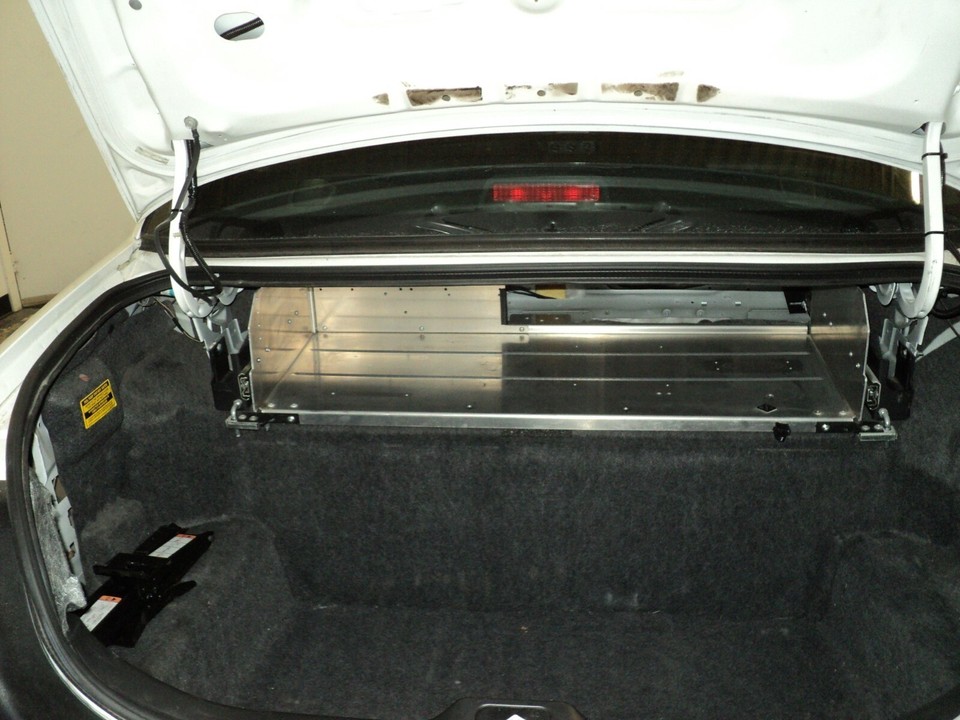 Complete Ford Crown Victoria Police Trunk Aluminum Tray Organizer Full ...