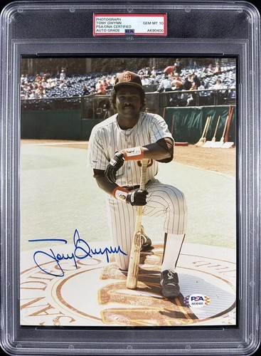 TONY GWYNN Autograph AUTO 8x10 Signed PSA SLABBED Photo PSA/DNA 🔥 PSA ...