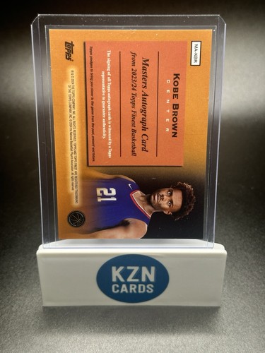 2023 Topps Finest Masters Blue Geometric Refractor /99 Kobe Brown ...