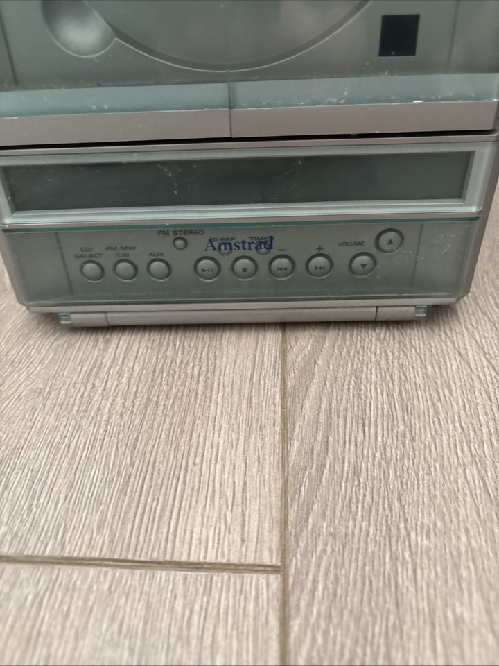 Amstrad Vintage Retro Y2K 3 Vertical Position CD /FM Player Untested ...
