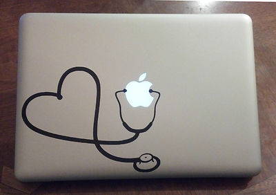 Nurse Vinyl Sticker Decal Macbook Pro window laptop USA doctor love ...