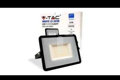 SMD LED projector 50W 4000lm 4000K Diode IP65 Black SAMSUNG | eBay UK