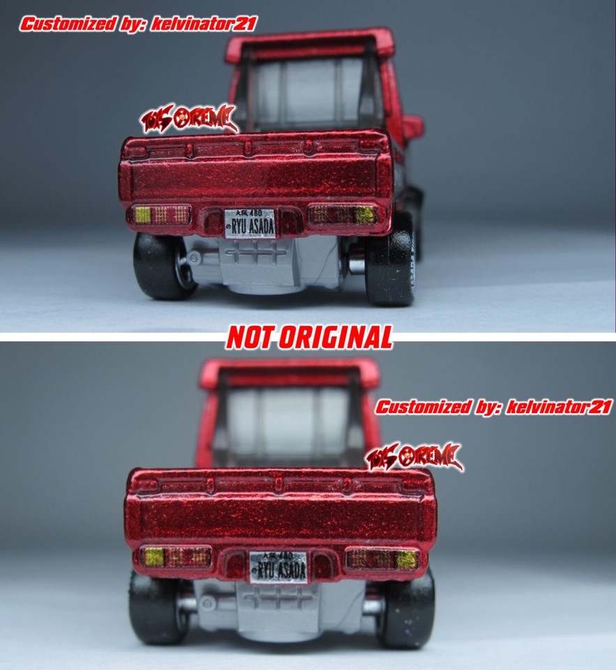 Hot Wheels CUSTOM 2023 Mighty K RED,JAPANESE RYU ASADA LETTERING,US ...