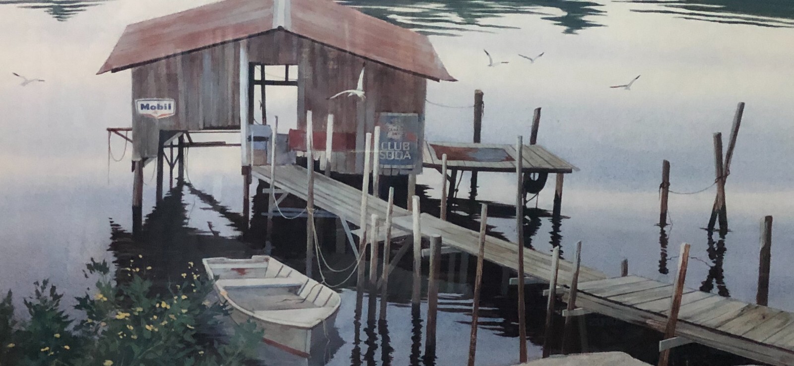 Neil Adamson"Coastal Reflections Hand Signed" 203/450"Art 13"x 22" Fram ...
