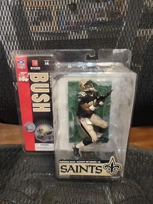 McFarlane Series 14 NFL Reggie Bush Saints Black Jersey Action Figure ...