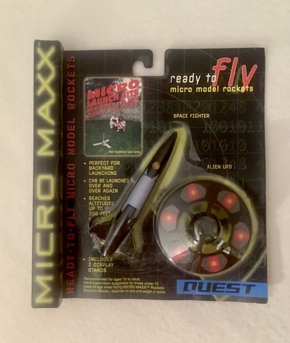 Quest Micro Maxx Ready-To-Fly Micro Model Rockets No. Q5642 / New ...