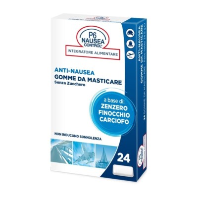 P6 NAUSEA CONTROL Anti-Nausea - 24 Chewing Gum | eBay