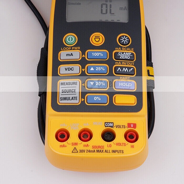 Fluke 773 Milliamp Process Clamp Meter 4 to 20 mA Signals Provide Loop ...