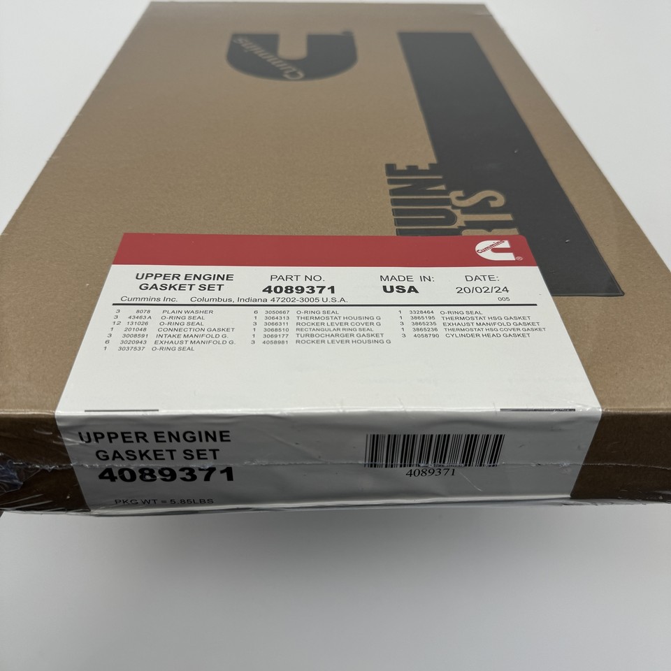 New UPPER Head GASKET SET 4089371 FOR CUMMINS N14 CELECT 4024928 ...