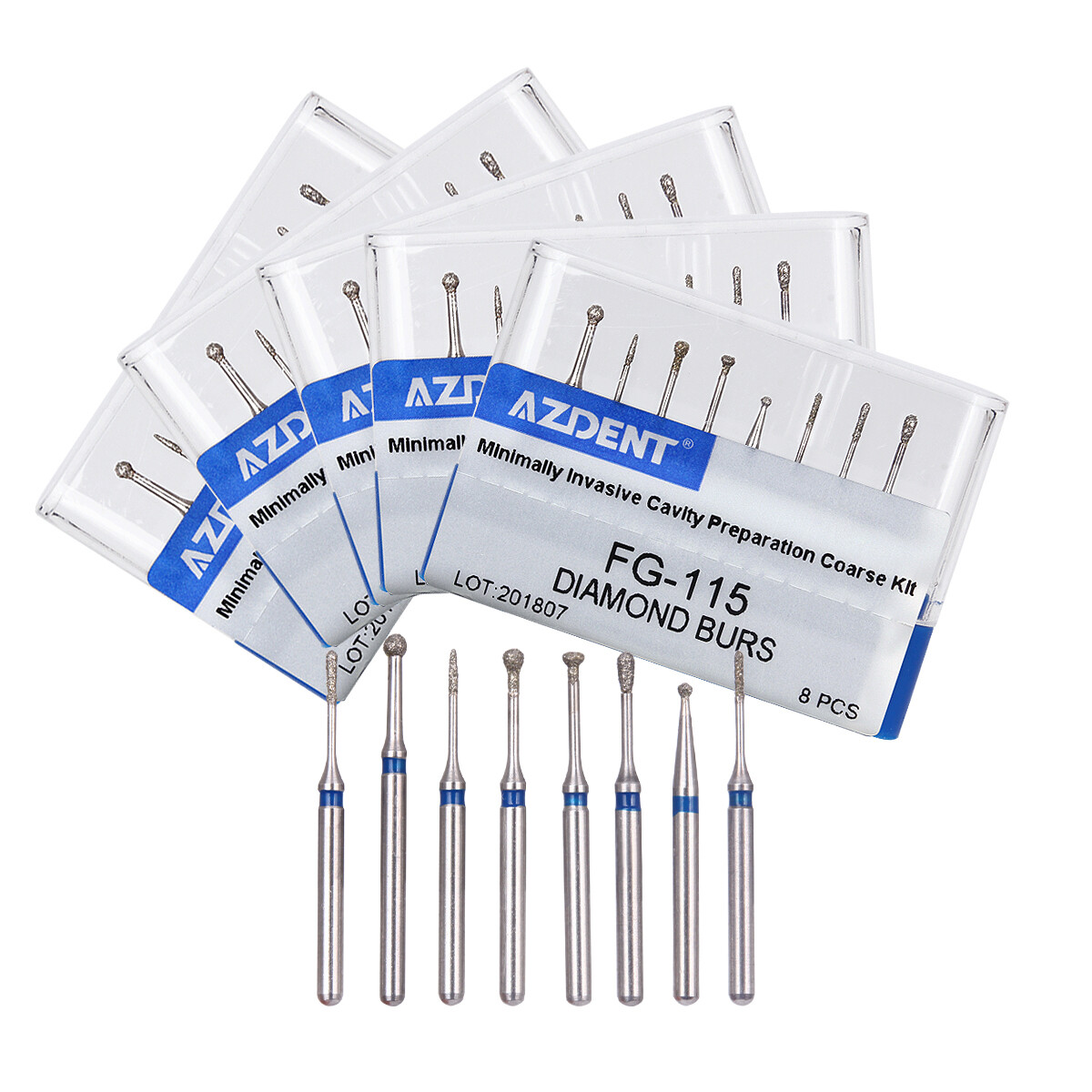 5 Kits Diamond Burs Dental FG Minimally Invasive Cavity Preparation ...