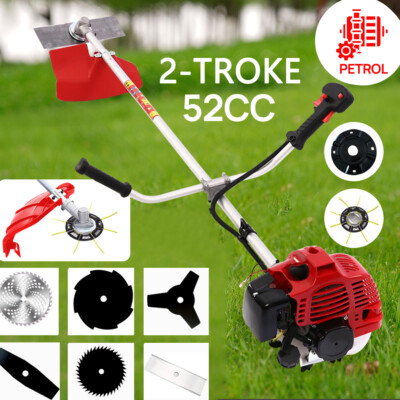52cc Pole Brush Cutter Trimmer Line Whipper Snipper Tree Pruner Multi ...