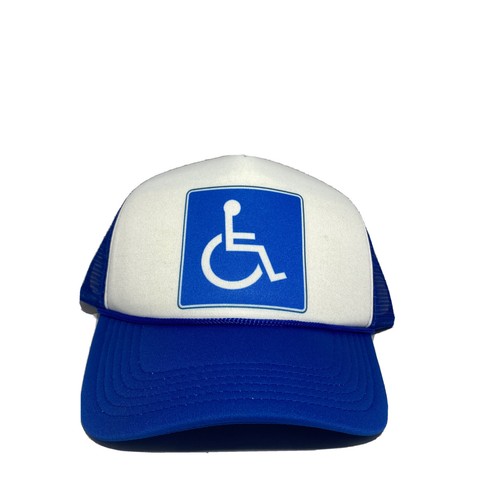 Handicap Trucker Hat Mesh Hat Adjustable Cap | eBay