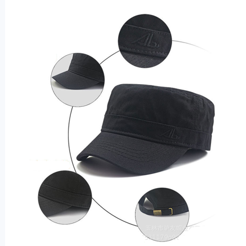 L/XXL Oversize Army Cap,Cotton Flat Top Cap,Plain Military Running ...