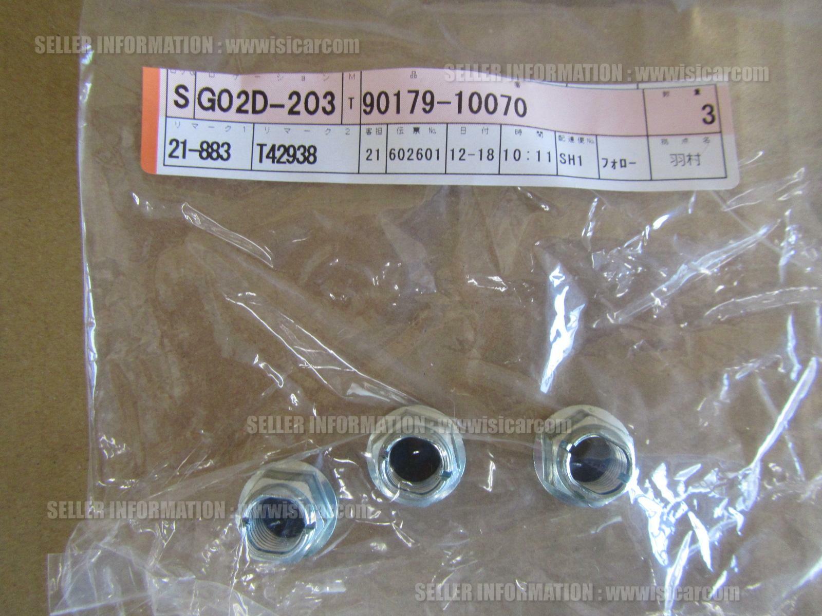 TOYOTA COROLLA LEVIN AE86 NUT X3PCS EXHAUST PIPE SET STUD BOLT 90179 ...