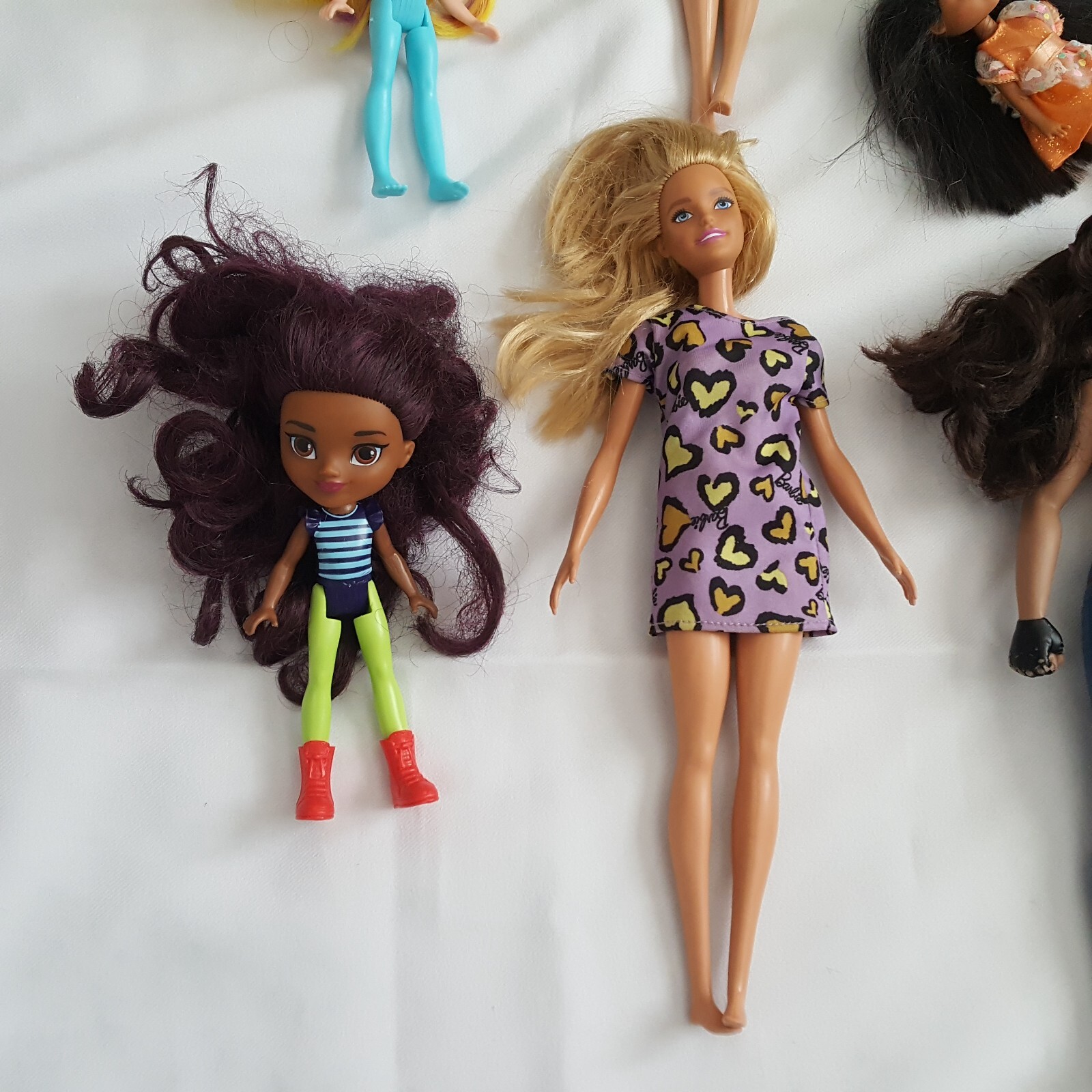 11 Mixed Dolls Lot Barbie Various 7 Mattel, 2 ZURU, 1 Disney, 1 Marvel ...