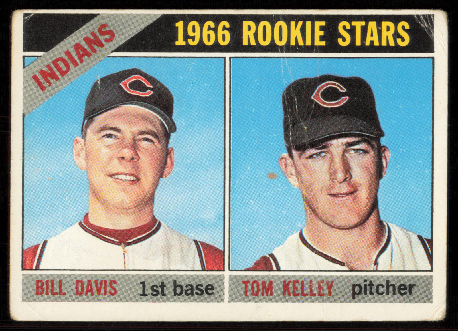1966 Topps RC Stars #44 Bill Davis Tom Kelley Cleveland Indians | eBay