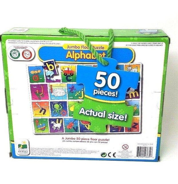 The Learning Journey Alphabet Jumbo Floor 50pc Puzzle for sale online ...