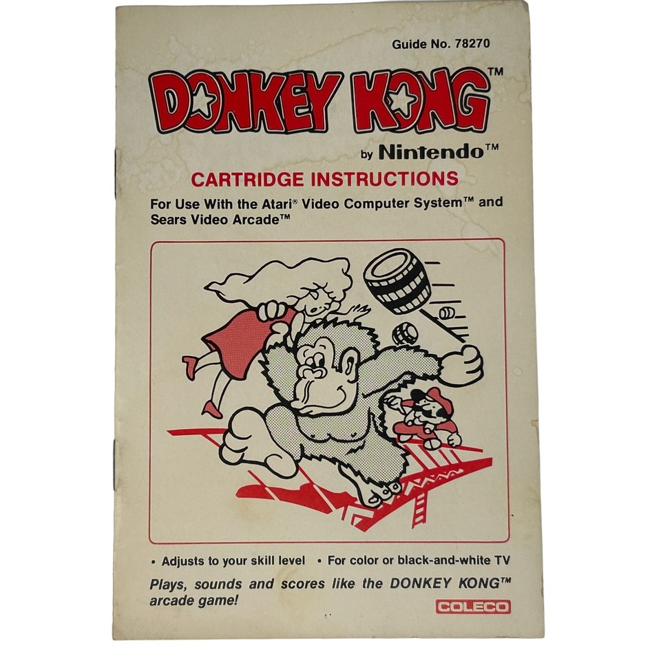 Atari 2600 Video Game Instruction Manual Booklet Only - You Pick Title ...