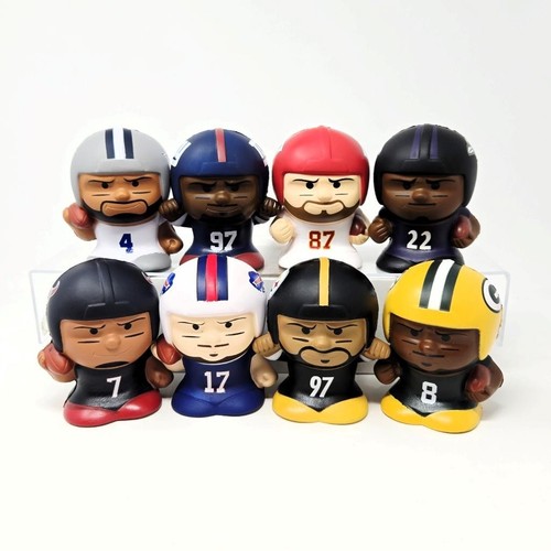 NFL SqueezyMates Football Jumbo Figures -- New Lot of 8 Different ...