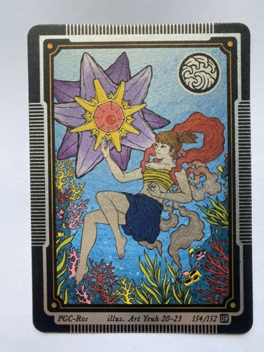 Pokai Gaku Misty’s Starmie - 154/152 - Ultra Rare - Custom Pokemon Card ...