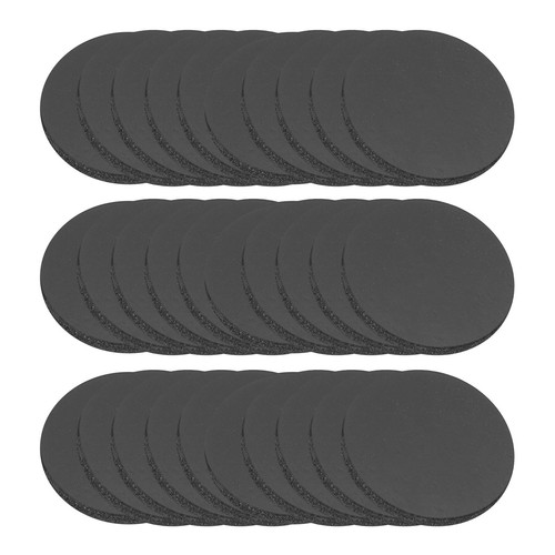 30 Pcs 20mm Dia x 1.5mm Rubber Solid Discs Washers Round Gasket Pad ...