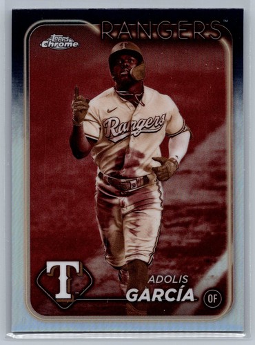 2024 Topps Chrome #114 Adolis García Sepia Refractors Texas Rangers | eBay