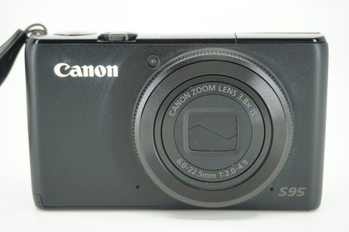 Canon PowerShot S95 Camera 10MP Digital 3.8X Zoom IS w/ Case Charger ...