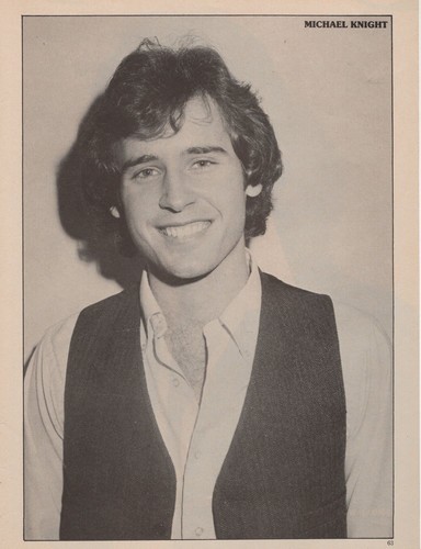 Michael Knight pinup Tad Martin All My Children Frank Runyeon picture ...