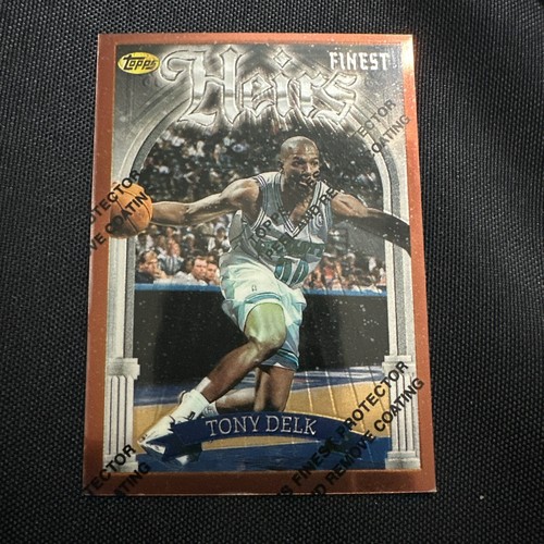 1996-97 Topps Finest #120 Tony Delk Heirs Rookie Charlotte Hornets | eBay