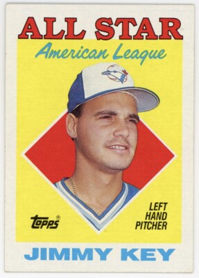 1988 Topps #395 Jimmy Key Toronto Blue Jays Baseball Card | eBay