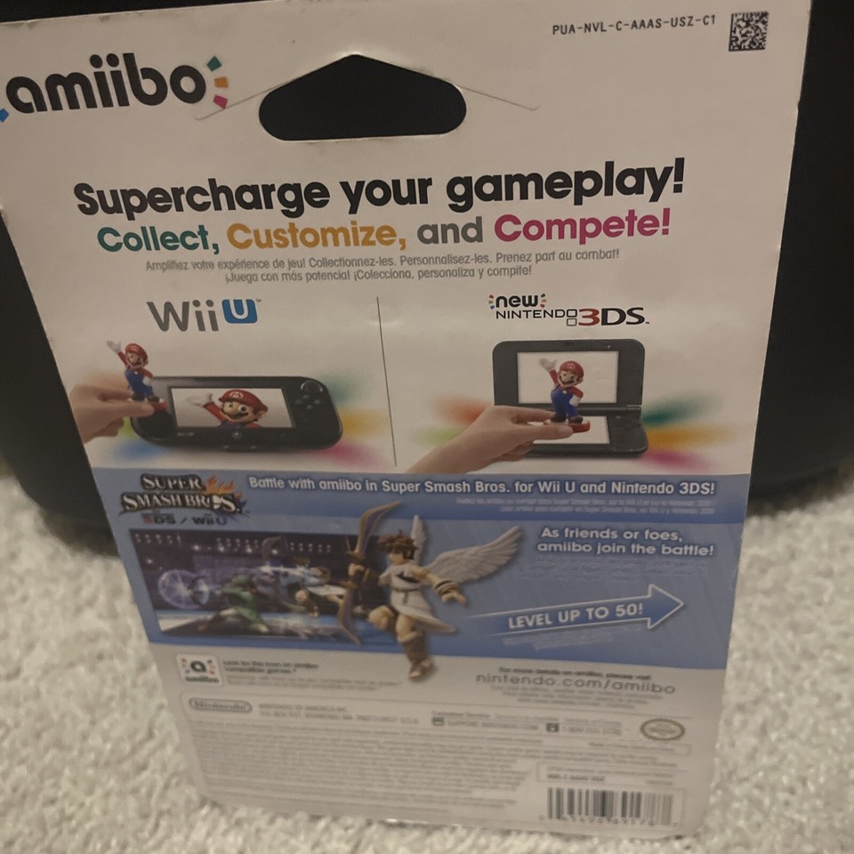 Nintendo Amiibo Pitt BRAND NEW FACTORY SEALED Super Smash Bros. Look ...