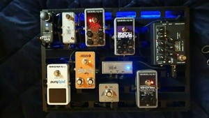 Pedalboard LED Light Strip Blue Duo Guitar Effects Pedaltrain Rockboard ...