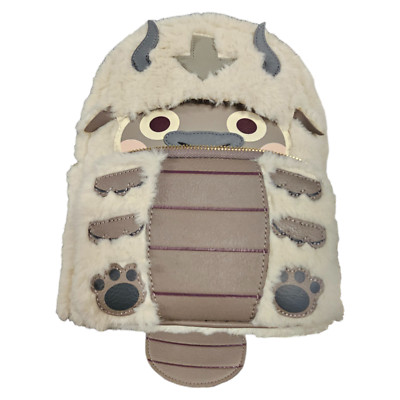 Avatar The Last Airbender Appa Bison 12" Fuzzy mini backpack New Fast ...