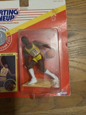 Starting Lineup 1991 Magic Johnson LA Lakers Basketball NBA SLU | eBay